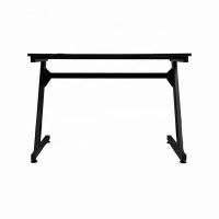 China Professional LED Gaming Table PC Desk with Customized Inclined Keyboard Platform for sale