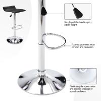 China Commercial Furniture ALINUNU Modern Swivel PU Leather Bar Stools for Bar Furniture for sale