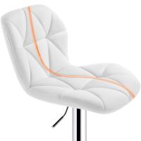 China Modern Bar Furniture ALINUNU Counter Stool with Backrest and Adjustable Height for sale