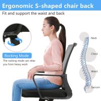 China 360 Swivel Modern Mesh Office Chair with Recliner Function and Height Adjustment for sale