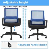 China Customized Color Ergonomic Swivel Mesh Office Chair with Iron Metal Type and Design for sale