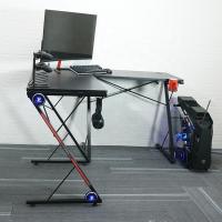 China Ergonomic Gaming Table Height Adjustable Gaming Light Desk with L*W*H 1300*500*782mm for sale