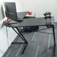 China Ergonomic Gaming Table Height Adjustable Gaming Light Desk with L*W*H 1300*500*782mm for sale