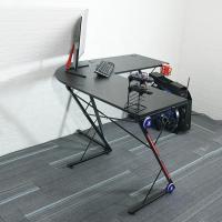 China Ergonomic Gaming Table Height Adjustable Gaming Light Desk with L*W*H 1300*500*782mm for sale