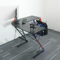 China Ergonomic Gaming Table Height Adjustable Gaming Light Desk with L*W*H 1300*500*782mm for sale