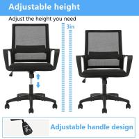 China ALINUNU Ergonomic Mesh Computer Office Chair Swivel Modern Desk Chair with Iron Frame for sale