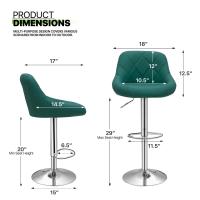 China Modern Dining Bar Stool High Chair with Adjustable Counter Height Swivel from ALINUNU for sale