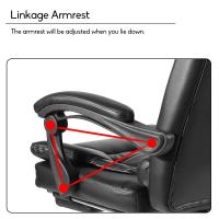 China Home Office Mail Packing Y Leather Executive Swivel with Footrest by ALINUNU for sale