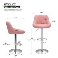 China ALINUNU Modern Dining Chairs Bar Pub High Stool with Back Home Bar Item Weight 27.8 Pounds for sale