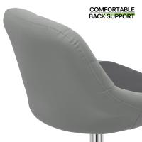 China Customized Color High Back Chair for Kitchen Restaurant ALINUNU High Stool Bar Chair for sale