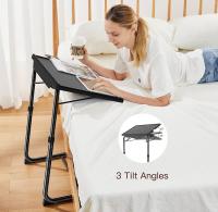 China Adjustable Folding Tv Tray Table for Livingroom Home Furniture 6 Heights and 3 Tilt Angles for sale