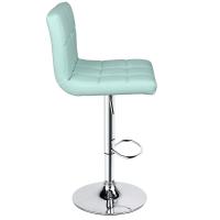 China Bar Furniture Adjustable Swivel Bar Stool with Back Seat Material Type Faux Leather for sale