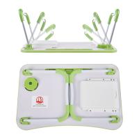 China Foldable Lap Desk Bed Tray with Cup Holder and Product Dimensions 15.7
