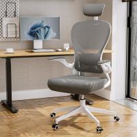 China Modern Swivel Chair with Flip-up Arms Metal Type metal Ergonomic Home Office Desk Chair for sale