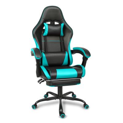China Stylish Modern Design Metal Gaming Chair with Height Adjustment Lumbar Support and Footrest for sale