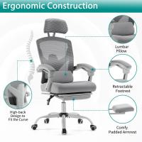 China ALINUNU Office Computer Desk Chair with Back Mesh and Rolling Wheels 34.4 Pounds for sale