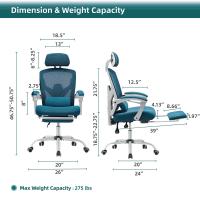 China Customized Color Back Mesh Rolling Swivel Mesh Chairs with Wheels Item Weight 34.4 Pounds for sale