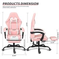 China ALINUNU Gaming Chair Customize Height Adjustable with Lumbar Support and Footrest for sale