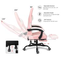 China ALINUNU Gaming Chair Customize Height Adjustable with Lumbar Support and Footrest for sale