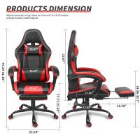 China Customized Color Metal Gaming Chair with Adjustable Height and Lumbar Support for sale