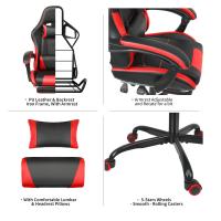 China Customized Color Metal Gaming Chair with Adjustable Height and Lumbar Support for sale
