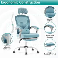 China Back Mesh Office Computer Desk Chair with Adjustable Height and Swivel Rolling Function for sale