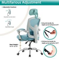 China Back Mesh Office Computer Desk Chair with Adjustable Height and Swivel Rolling Function for sale