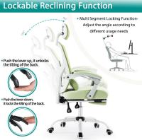 China Back Mesh Office Chair with Swivel and Reclining Functions 34.4 Pounds Modern Design for sale