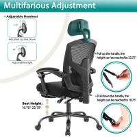 China Back Mesh Rolling Swivel Reclining Chairs for Office 360 Swivel/ Height Adjust 34.4 Pounds for sale