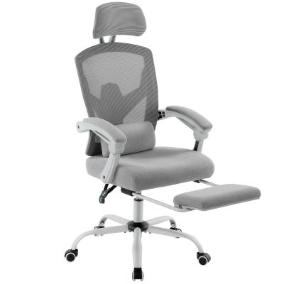 China ALINUNU Back Mesh Office Chair with Footrest 34.39 Pounds and Reclining Function for sale