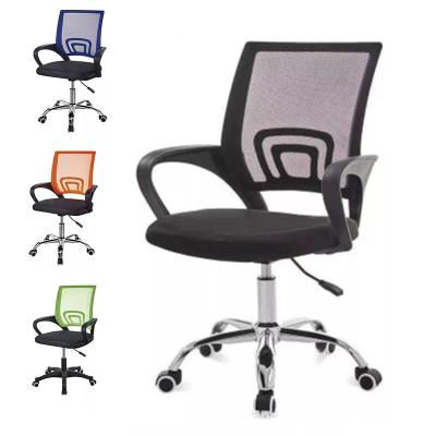 China Office Home Indoors Mid-back Full Mesh Computer Desk Chair with High Density Foam Seat for sale