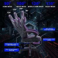 China Computer Game Room Foldable Gaming Chair with Ergonomic Design and Revolving Massage for sale