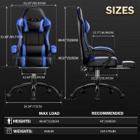China ALINUNU 2024 PC Racing Gaming Chair Adjustable Leather Reclining and Footrest Included for sale