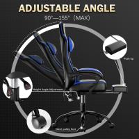 China ALINUNU 2024 PC Racing Gaming Chair Adjustable Leather Reclining and Footrest Included for sale