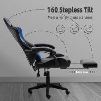 China Ergonomic High Back Computer Gaming Chair with Lumbar Support and Synthetic Leather for sale