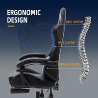 China Ergonomic High Back Computer Gaming Chair with Lumbar Support and Synthetic Leather for sale