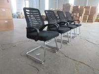 China Ergonomic Chair Modern Style Silver Base Mesh Office Chair with Adjustable Height for sale