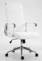 China Modern Style Brown Leather Mesh Office Chair with Lumbar Support and Mail Packing for sale