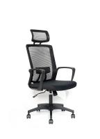 China Commercial Furniture Ergonomic Office Chair with Tilt Mechanism and Adjustable Height for sale