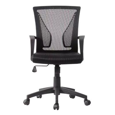 China R300mm Nylon Base Black Mesh Administrative Office Chair for Professional Environments for sale
