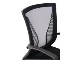 China R300mm Nylon Base Black Mesh Administrative Office Chair for Professional Environments for sale