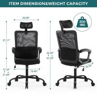 China Ergonomic Mesh Home Office Computer Chair with Customized Color and Rotating Rolling for sale