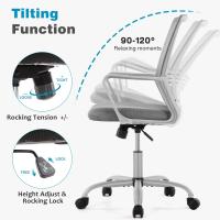China Ergonomic Home Office Chair Customized Color Swivel Chair with Lumbar Support and Armrests for sale