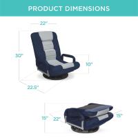 China ALINUNU Swivel Gaming Chair 360 Degree Multipurpose Floor Chair Rocker for TV Viewing for sale