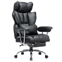 China Assurance Guaranteed of Modern PU Leather Computer Chair with Lumbar Support and Feet for sale