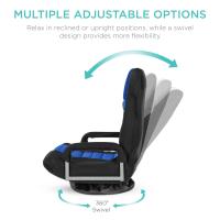 China Mail packing ALINUNU Swivel Gaming Chair 360 Degree Multipurpose Floor Chair Rocker for TV for sale