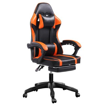 China Customized Color Ergonomic Gaming Chair with Footrest and Adjustable Height ALINUNU for sale