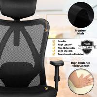 China Thickened Seat Cushion Ergonomic Home Computer Desk Chair with Lumbar Support Headrest and Armrests for sale