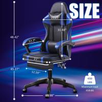 China 360 Swivel Ergonomic Gaming Chair with Footrest Height Adjustable and Recliner for sale