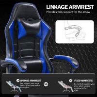 China Ergonomic Gaming Chair with Adjustable Height and Footrest in Customized Color for sale